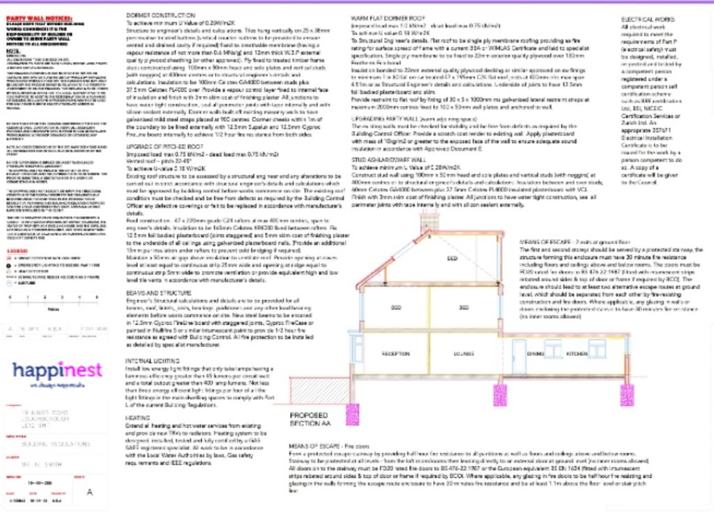 Building Regulation Drawings | For Extensions | Happinest
